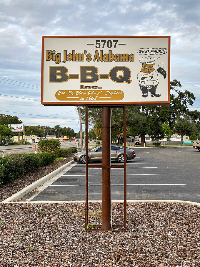 "We Be Smokin'" isn't just a slogan—it's a promise delivered in plumes of hickory-scented heaven that beckon from blocks away.