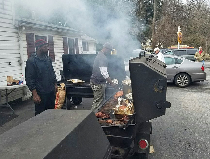 The smokers—where the magic happens. Like watching alchemists transform humble cuts into gold through smoke, patience, and know-how.