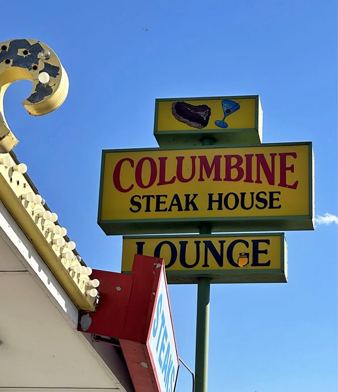 Street signs don't lie - when you see this beacon, you've found carnivore paradise.