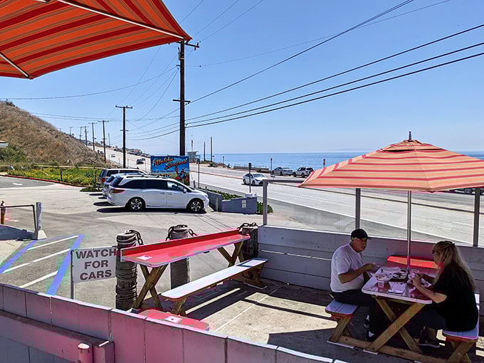 Ocean views that make even mediocre food taste better—but thankfully, the food here needs no scenic enhancement. Worth every minute in traffic.