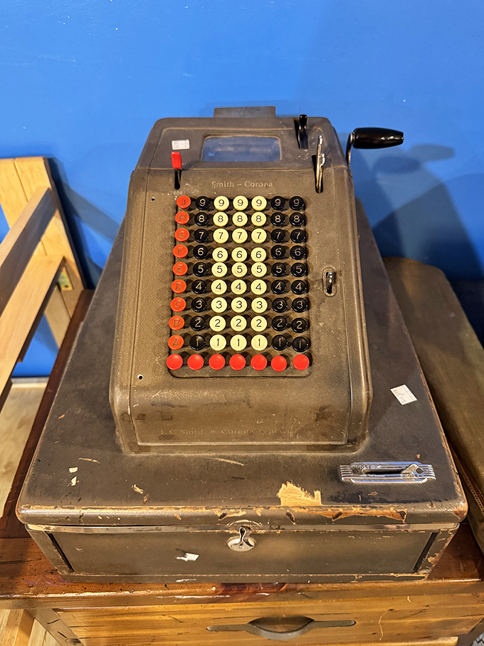 This vintage Smith-Corona adding machine has tallied more transactions than most modern calculators—and looks infinitely cooler doing it.