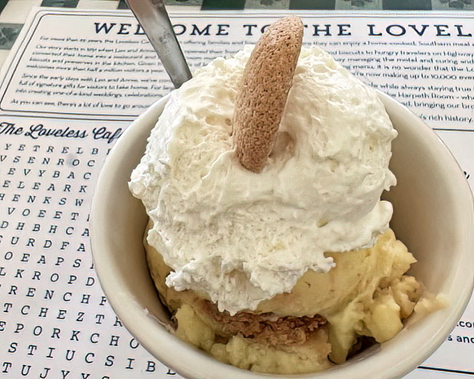 Banana pudding that doesn't need fancy presentation – just a spoon and a moment of silence to appreciate generations of dessert perfection.