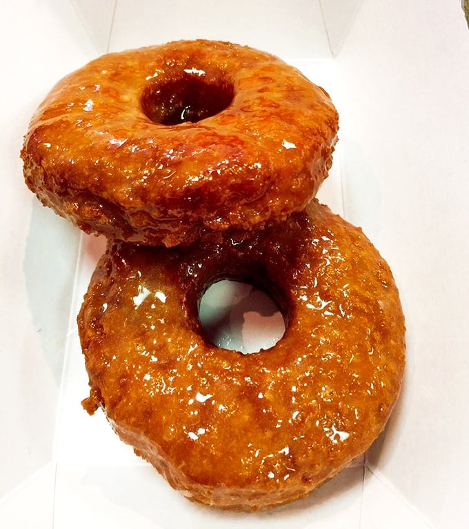 These glazed donuts aren't just breakfast—they're dessert disguised as morning food. Sweet rebellion that pairs perfectly with coffee.