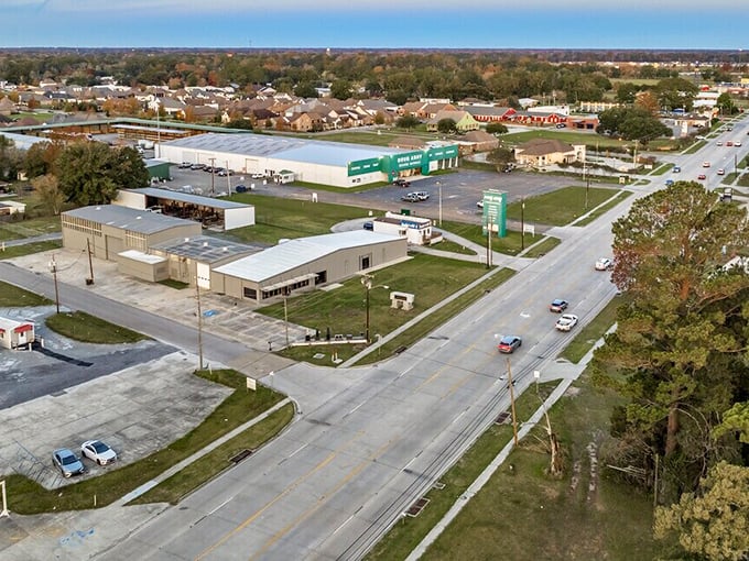 From above, Breaux Bridge reveals itself as a perfect patchwork of small-town America, where every intersection holds the possibility of running into someone who knew you when.