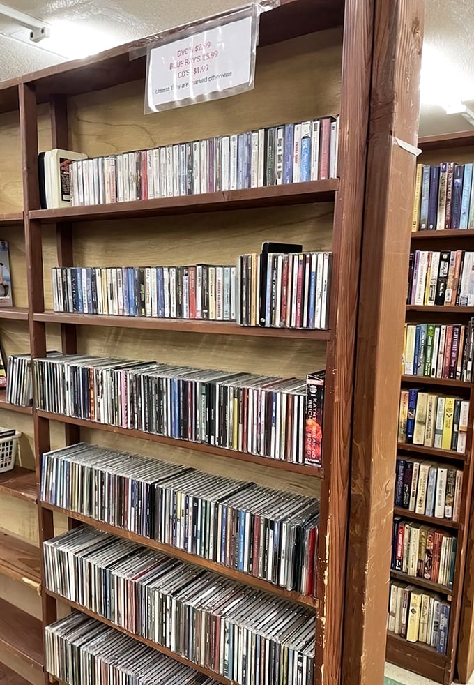 The media time machine: DVDs, CDs, and forgotten bestsellers offering entertainment from an era when "streaming" meant something was wrong with your plumbing.