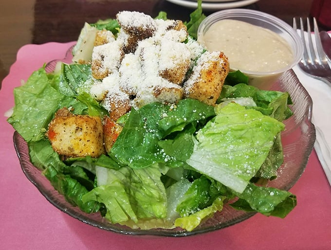 A Caesar salad that Julius himself would approve. Crisp romaine, house-made croutons, and a shower of Parmesan create a classic that never goes out of style.