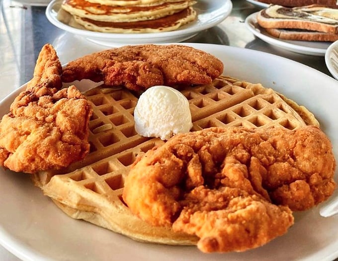 Chicken and waffles: the breakfast-meets-dinner collaboration that proves some of the best relationships are the ones nobody saw coming.