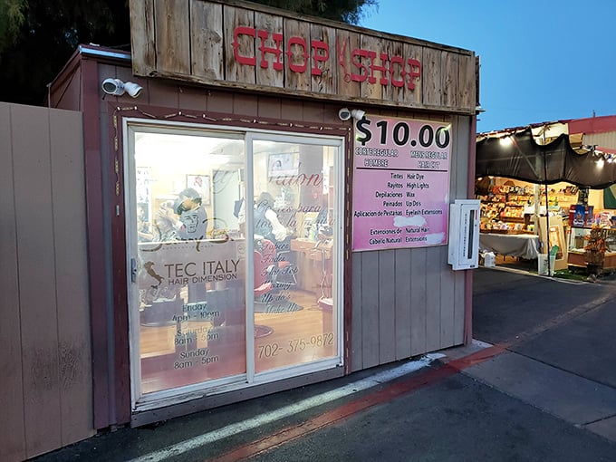 Even haircuts get the marketplace treatment at this no-frills salon, where $10 transforms your look while leaving plenty in your wallet for more shopping.