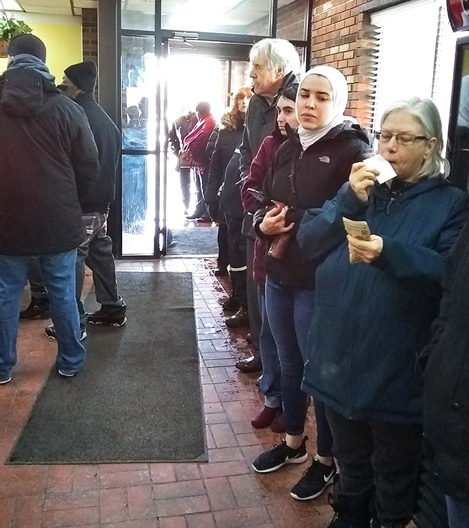The line of eager customers proves some things are worth waiting for—especially when butter, sugar, and flour are involved.