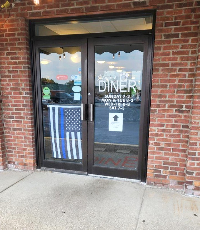 The entrance promises more than just food – it's a portal to a world where breakfast is served all day and nobody rushes you through coffee refills.
