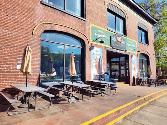Falls Market Restaurant serves up local flavor with a side of small-town charm, the perfect refueling station for hungry adventurers.