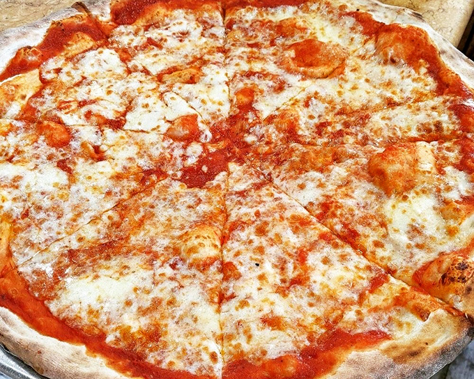 The full pie in all its glory – a wheel of happiness divided into triangles of joy. Mathematics never tasted so good.
