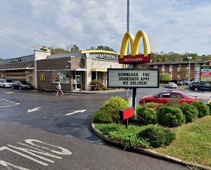 This McDonald's golden arches remind us that even in historic Marietta, sometimes you just need the familiar comfort of fries that taste exactly like childhood.