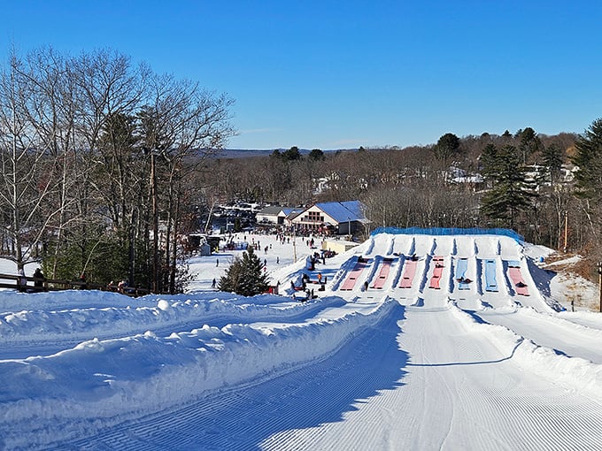 McIntyre Ski Area proves winter fun doesn't require a second mortgage. Local slopes mean more time skiing and less time driving through snowstorms.