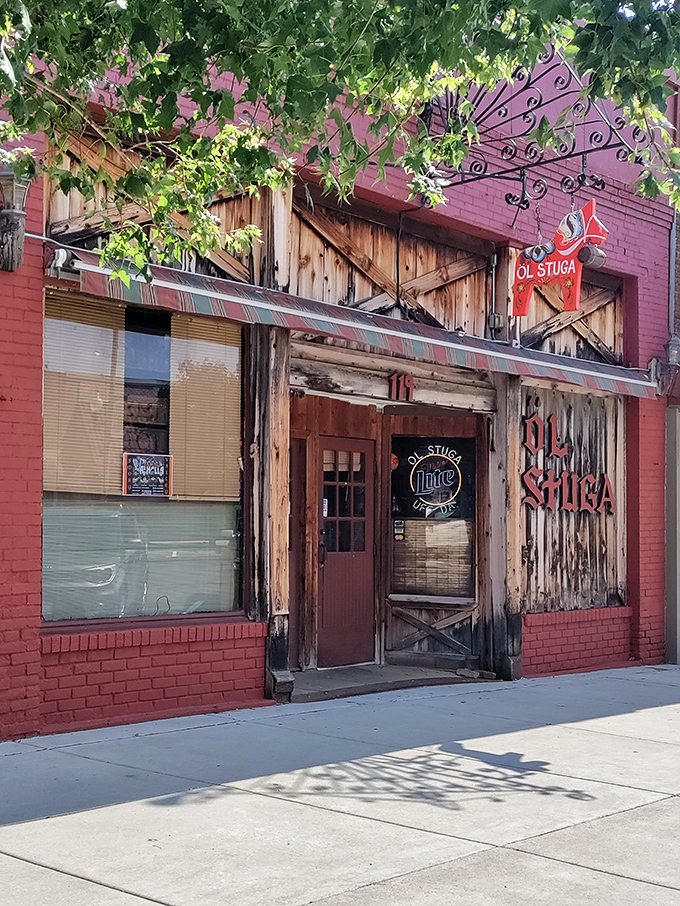 Öl Stuga's weathered facade tells stories of countless gatherings where Swedish toasts and Midwestern hospitality blend into perfect evenings.