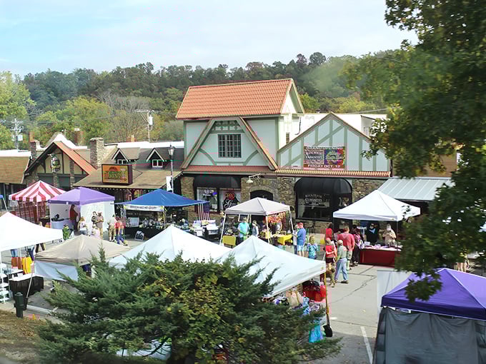 The railway offers a perfect vantage point of Branson's charming architecture—like getting the backstage tour of a town that's always center stage.