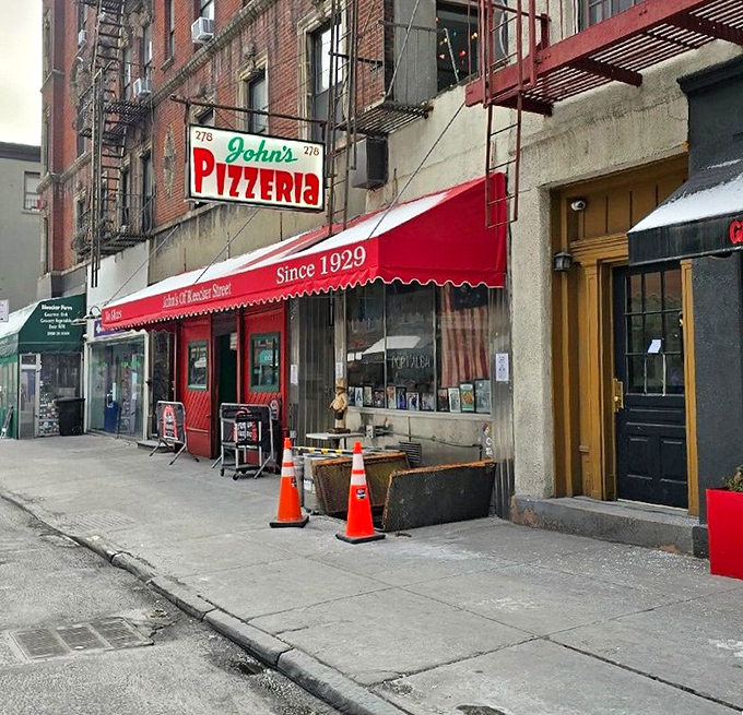 From the street, it looks unassuming, but that's the New York way – the best places never need to shout about their greatness.