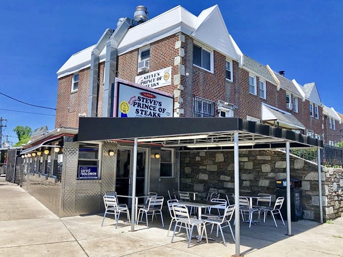 The corner location announces itself with quiet confidence—no need to shout when your reputation speaks volumes through generations of satisfied customers.