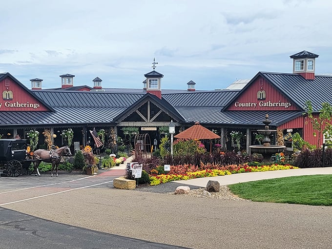 The neighboring Country Gatherings shop completes the Berlin experience – that horse and buggy reminding visitors they've entered a place where traditions matter.