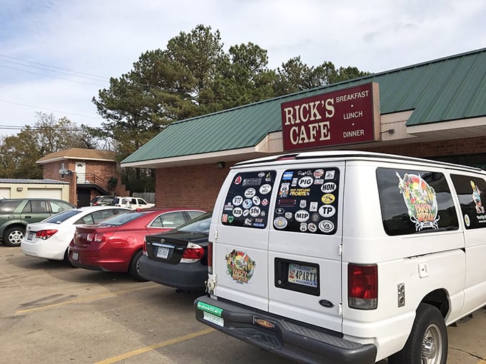 A busy parking lot tells you everything you need to know. When locals line up their cars outside, you've found the real deal.