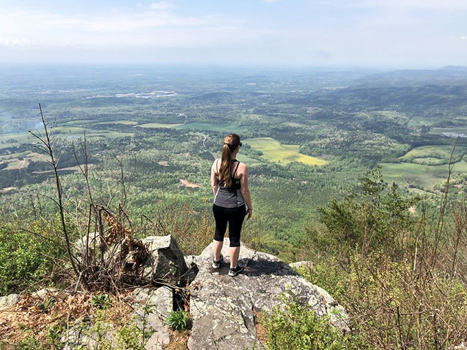 Standing on the edge of possibility, where the vastness of the view puts life's little problems into humbling perspective.