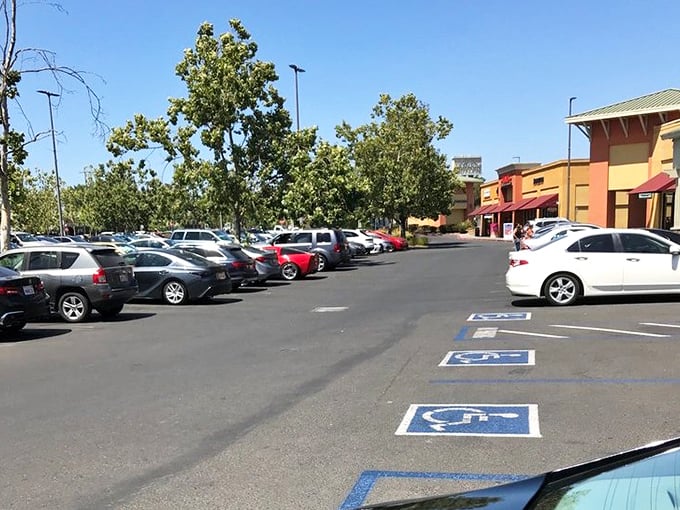 Ample parking means your only exercise for the day will be power-walking between stores and lifting shopping bags—the most satisfying workout routine ever invented.