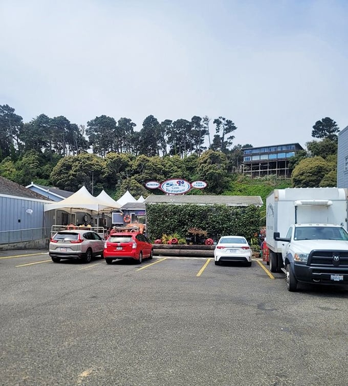 The parking lot fills up for a reason—word spreads fast when someone's making deep-fried cheesecake this good.