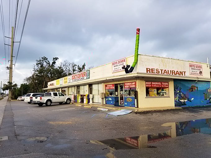 Even from the outside, you can tell this place means business – the kind of no-frills joint that's survived because the food speaks for itself.