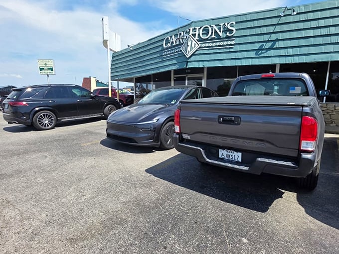A busy parking lot is the surest sign of good food. Texans know—when the trucks and luxury cars park side by side, something delicious awaits.