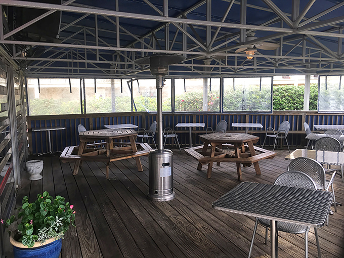 The outdoor patio offers Florida sunshine with your pancakes—because vitamin D is the secret ingredient in any good breakfast.