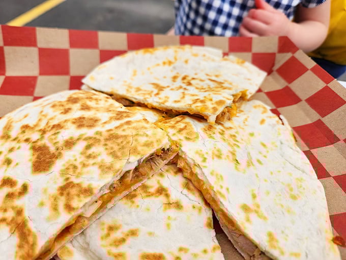 Quesadillas that have gone to BBQ finishing school. Crispy on the outside, filled with smoky goodness on the inside – handheld happiness at its finest.
