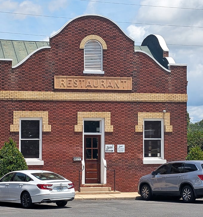 This charming brick restaurant building has stood the test of time, now housing local flavors that keep Thomasville's food scene thriving.