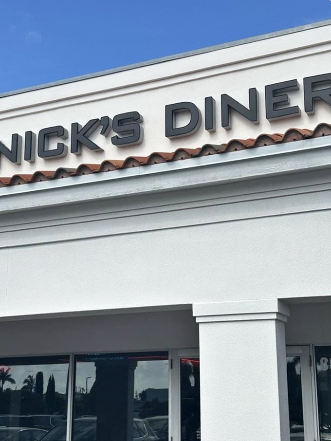 The sign isn't just announcing a restaurant—it's broadcasting a promise of the time-traveling feast that awaits inside these walls.