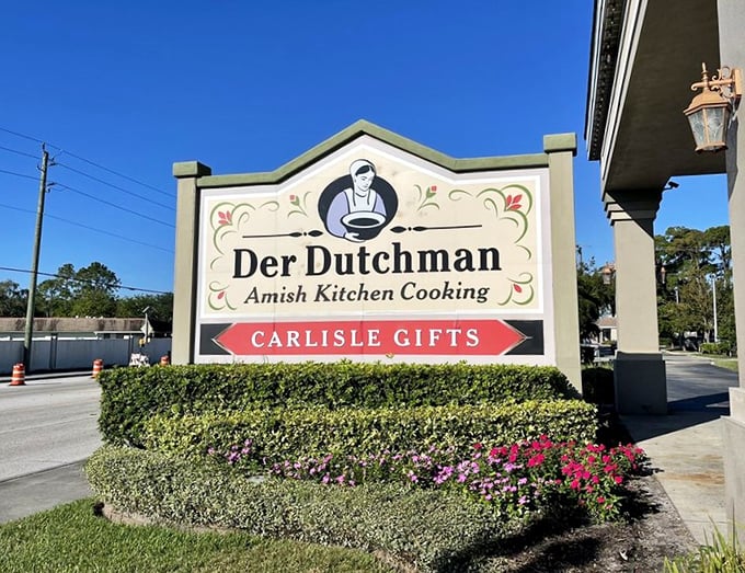 The sign that launched a thousand road trips – Amish Kitchen Cooking in Florida is the crossover episode we didn't know we needed.