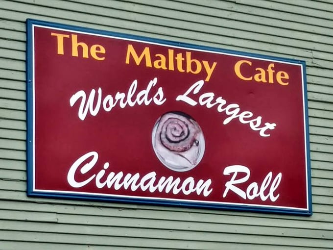 When you boldly claim "World's Largest Cinnamon Roll" on your sign, you better be able to back it up—and spoiler alert, they absolutely can.