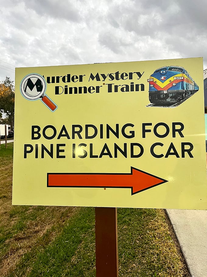Clear directions to your car—because even in a murder mystery, you don't want the real mystery to be finding your seat! 