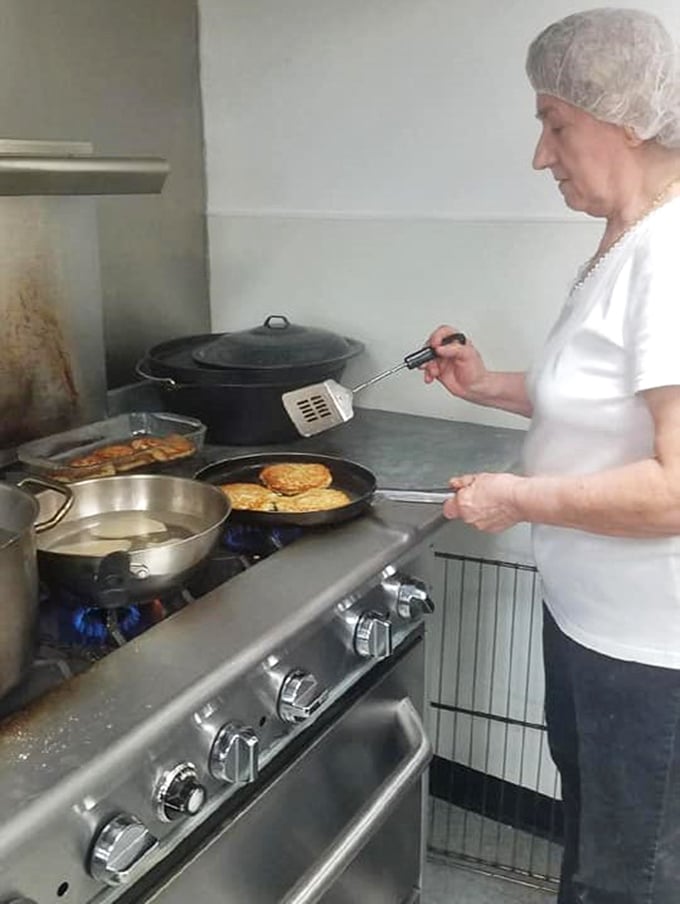 Where tradition meets stovetop – watching these pierogies being prepared is like witnessing a time-honored ritual that spans generations.