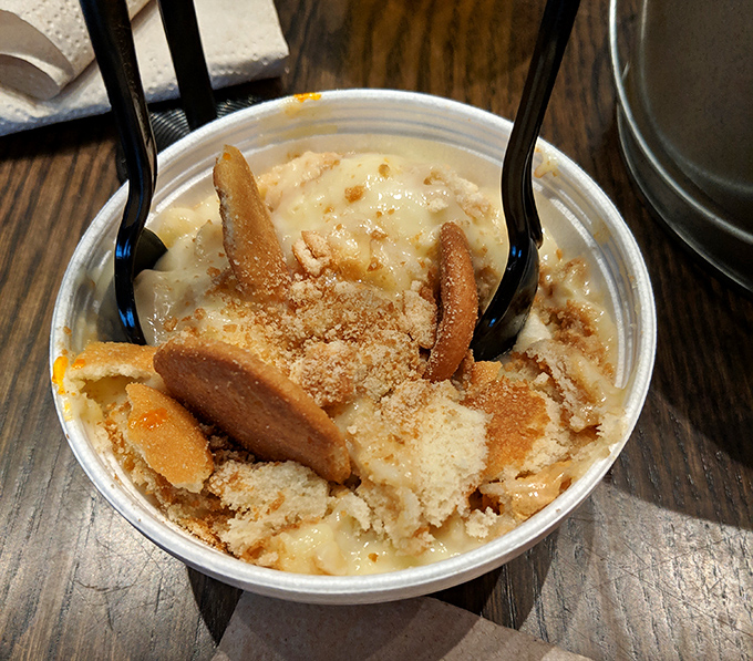 Banana pudding that doesn't just end the meal—it soothes your soul and makes you forget that your mouth was on fire just moments ago.