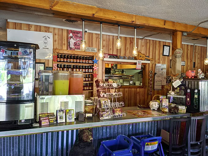 Where the magic begins—fresh-squeezed lemonade, homemade desserts, and the promise of Southern hospitality in liquid form.