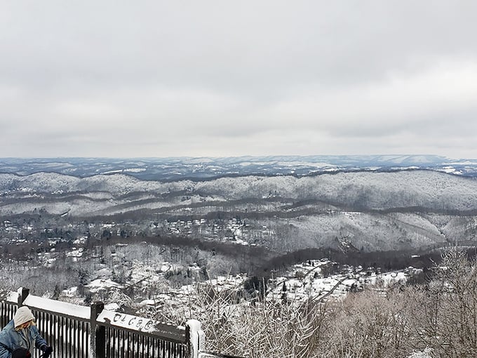 Winter transforms Bluefield into a snow-dusted wonderland, proving that Mother Nature's best decorating work doesn't come with a designer price tag.