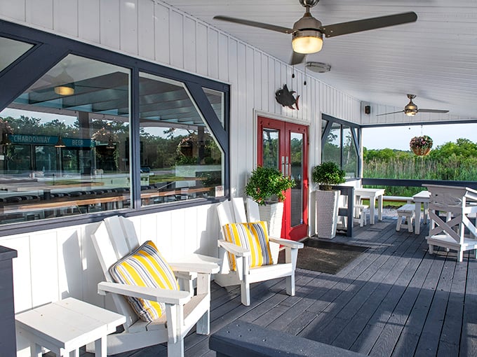 Adirondack chairs and coastal breezes invite you to linger on the porch – Delaware's version of a pre-dinner aperitivo.