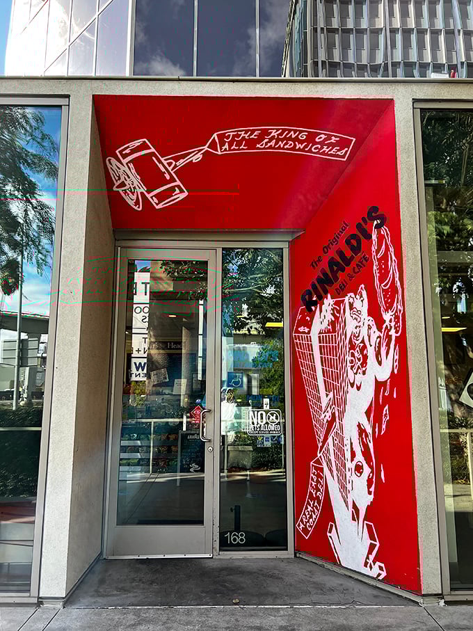 "The King of All Sandwiches" proclaims the entrance—a bold statement backed by even bolder flavors waiting inside.