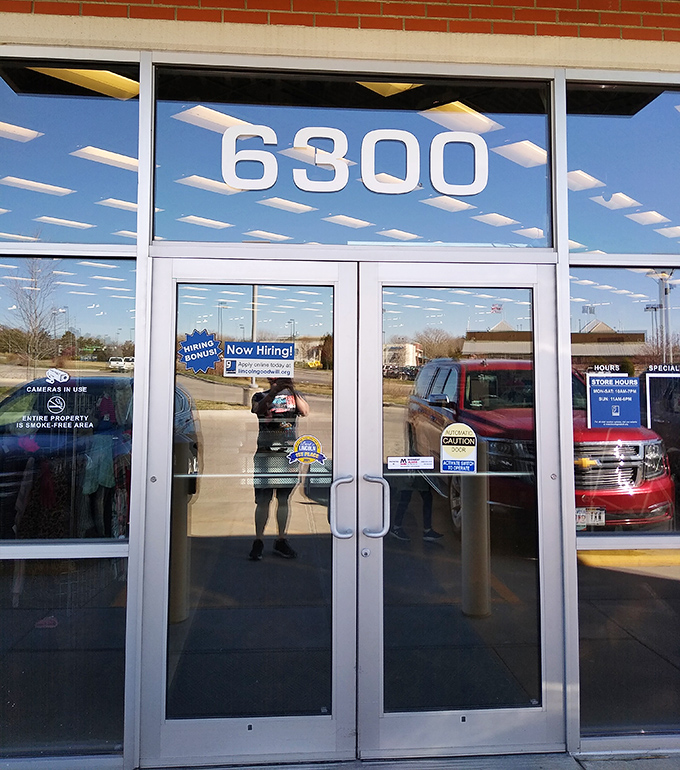 The entrance to bargain paradise—those "6300" numbers might as well be the combination to a vault of affordable treasures.