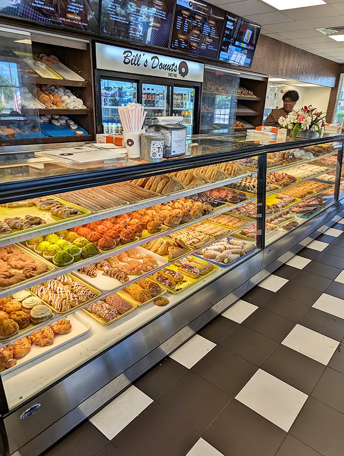 The display case at Bill's isn't just a counter—it's a museum of edible art where every piece tells a delicious story.