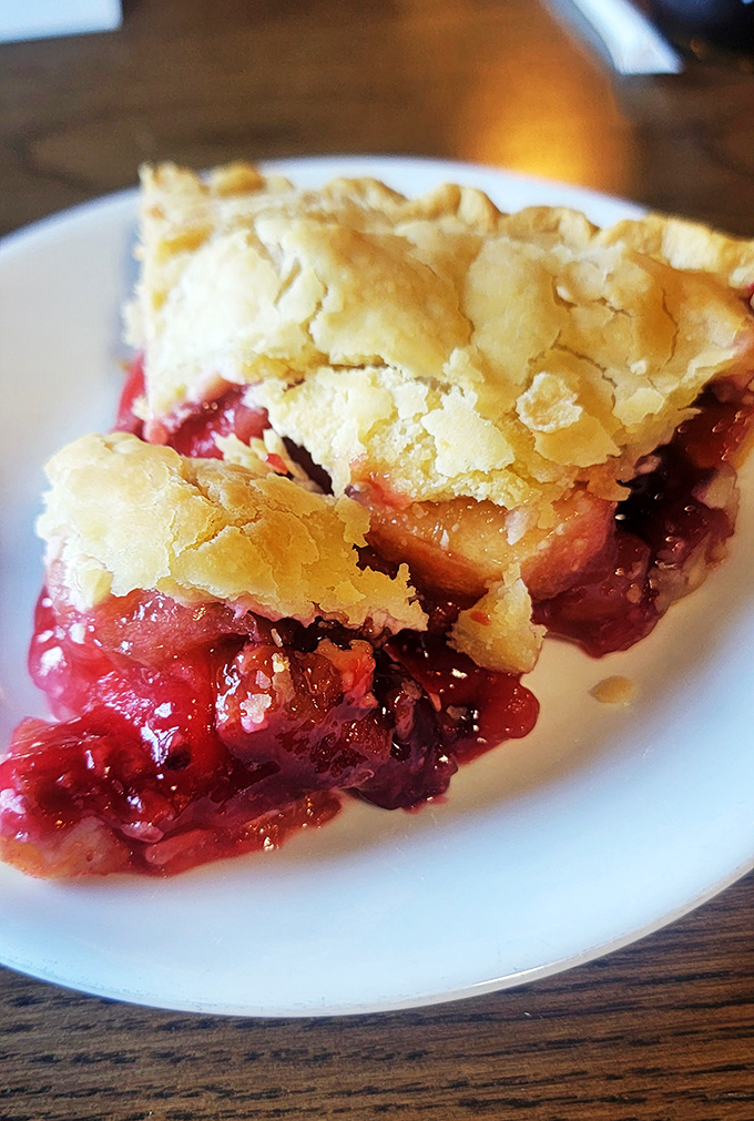 This berry pie with its perfectly flaky crust makes a compelling case that dessert isn't just the final course—it might be the whole point.