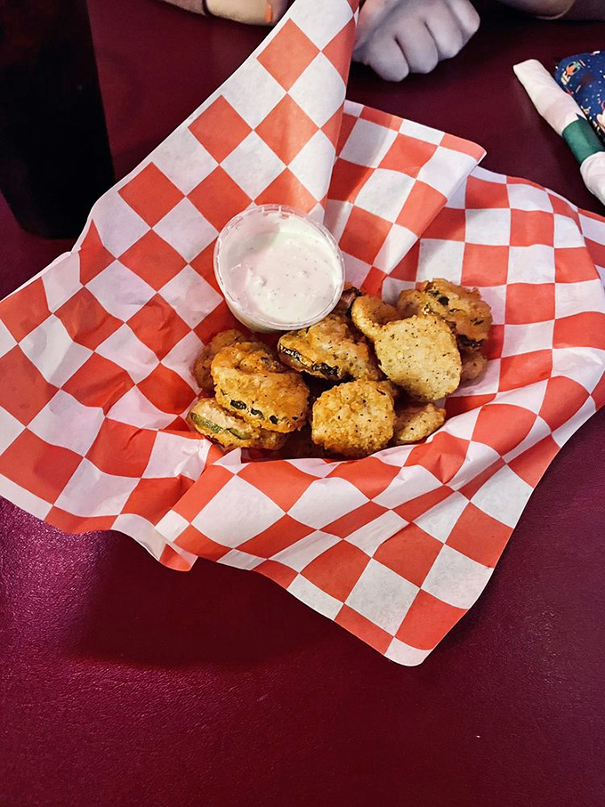 Fried pickles – that perfect tangy-crunchy combination that makes you wonder why all vegetables aren't breaded and fried.