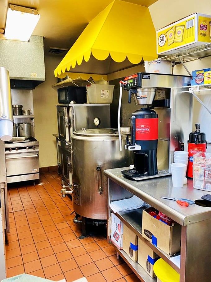 The beating heart of Varallo's: a kitchen where magic happens in well-seasoned pots and decades of culinary wisdom season every dish.
