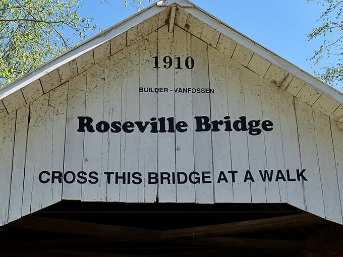 "Cross this bridge at a walk" isn't just a suggestion—it's an invitation to slow down and appreciate things.
