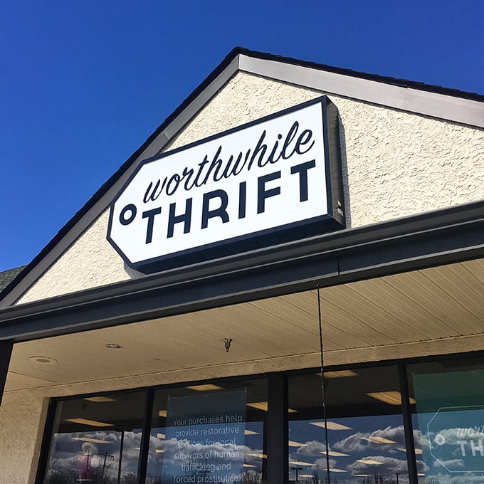The sign says "Worthwhile" and truer words were never displayed – this thrift store delivers on its promise with every carefully curated department.