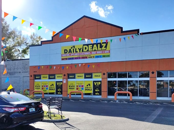 Festive flags flying outside announce this isn't your typical strip mall store – something special's happening inside here.